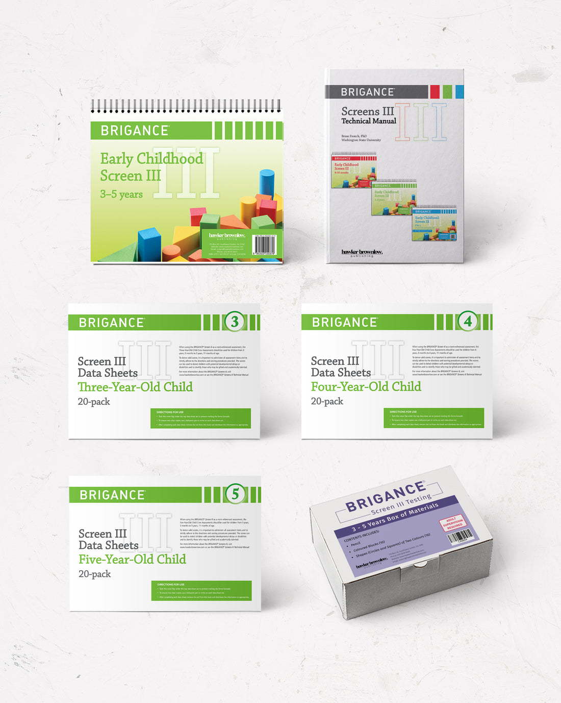 BRIGANCE: Screens III: Bundle 3-5 Years – Hawker Brownlow Publishing