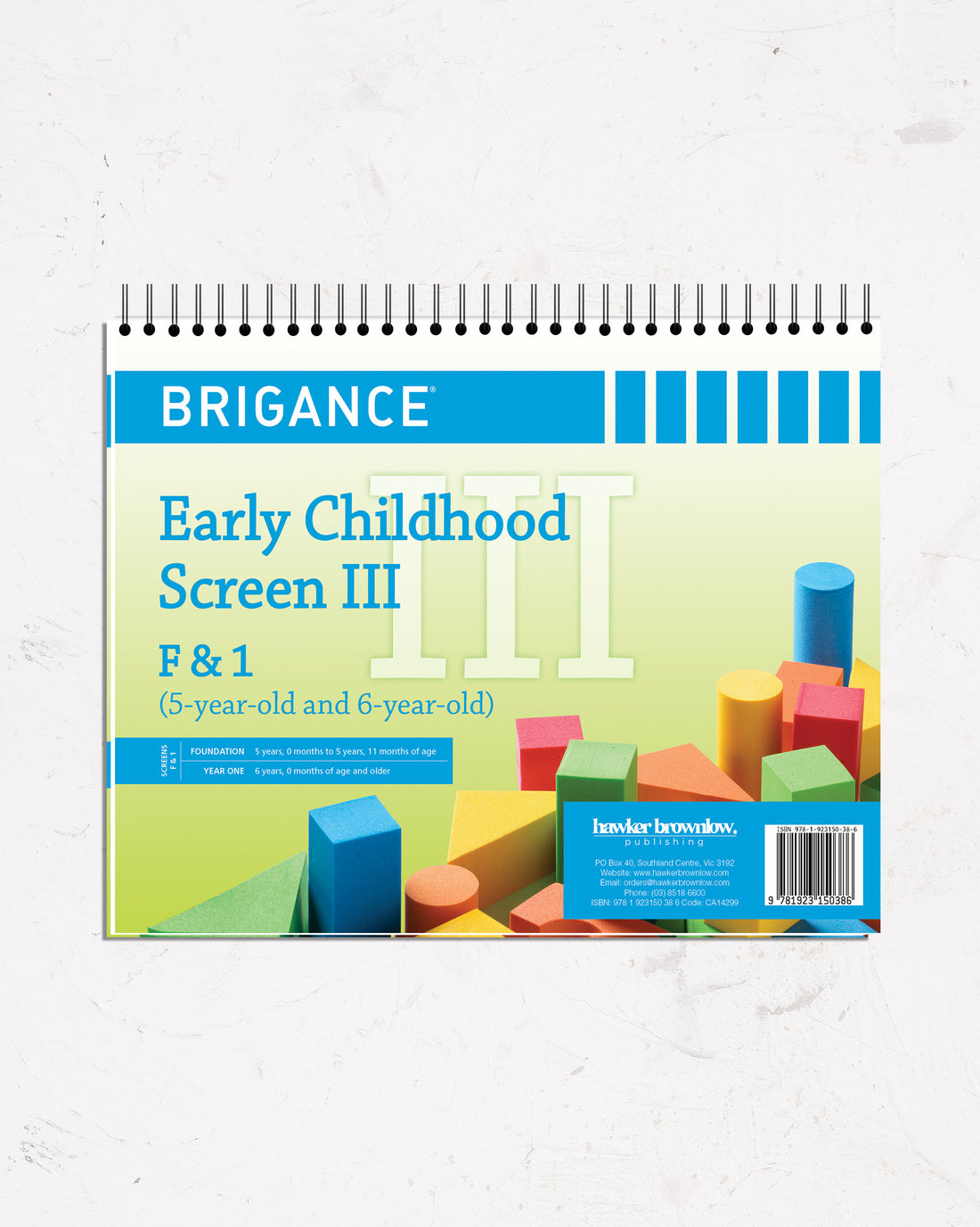 BRIGANCE: Screens III: Screen F & 1 – Hawker Brownlow Publishing